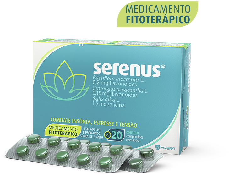 SERENUS COM 20 COMPRIMIDOS - Farmácia do IPAM