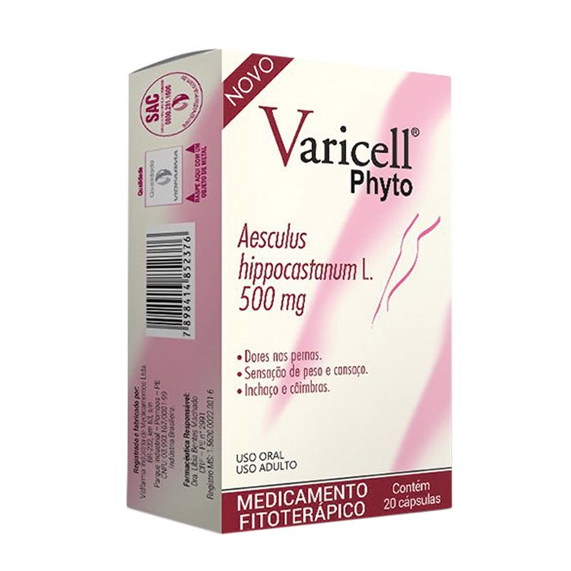 VARICELL PHYTO COM 20 CÁPSULAS - Farmácia do IPAM